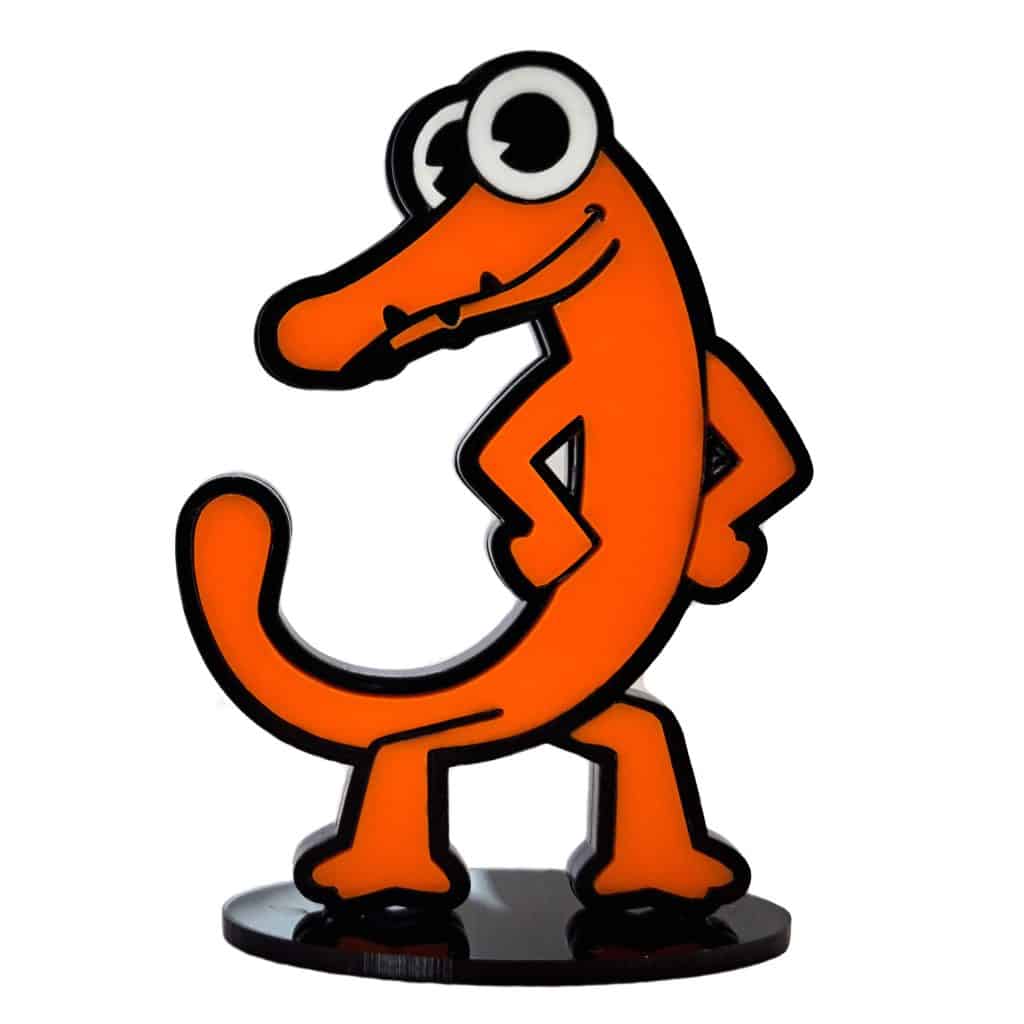 Rainbow Friends Orange Character Figure. Roblox Figures.