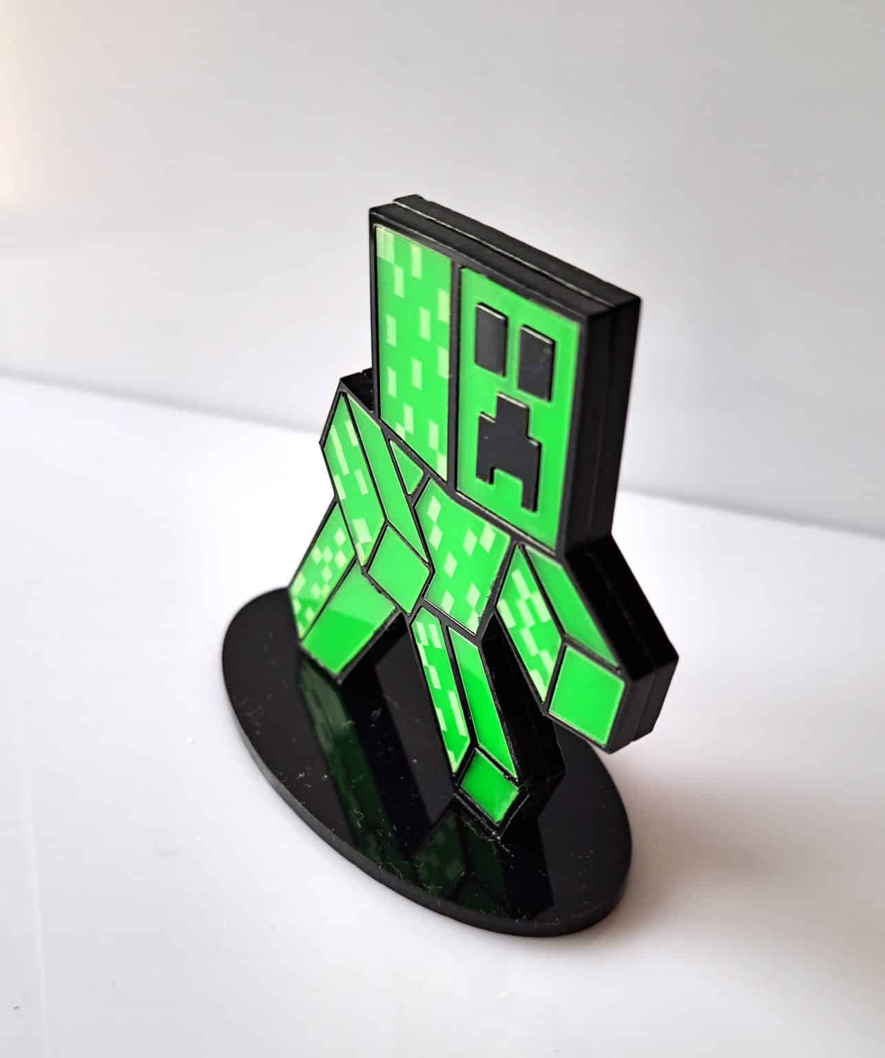 Minecraft Creeper Running Figure. Minecrafter Collectable. - Marquise