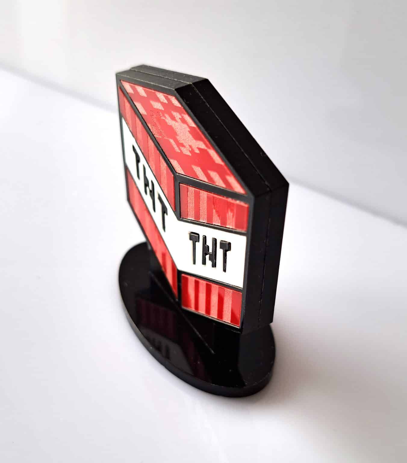 Minecraft TNT Box Figure. Minecrafter Collectable.